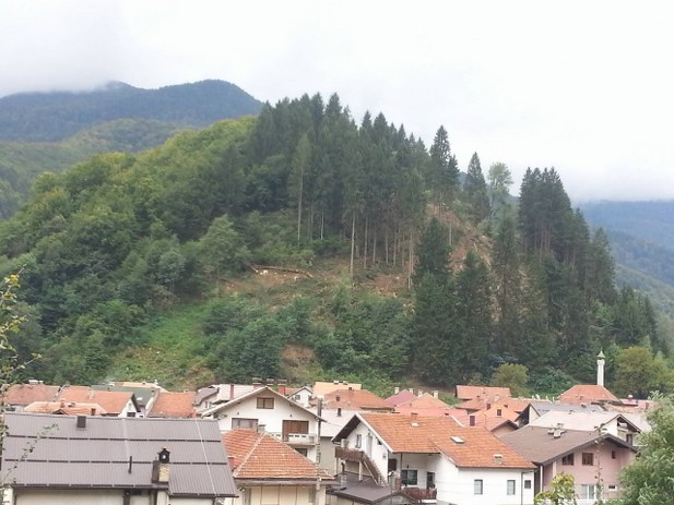 FOTO: Brdo Prangija iznad Fojnice je danas neprepoznatljivo